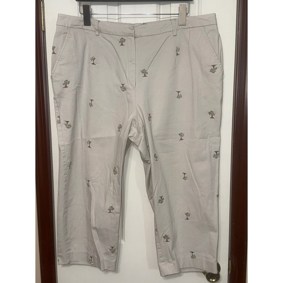 JM Collection | Pants & Jumpsuits | Jm Collection Woman Palm Tree ...